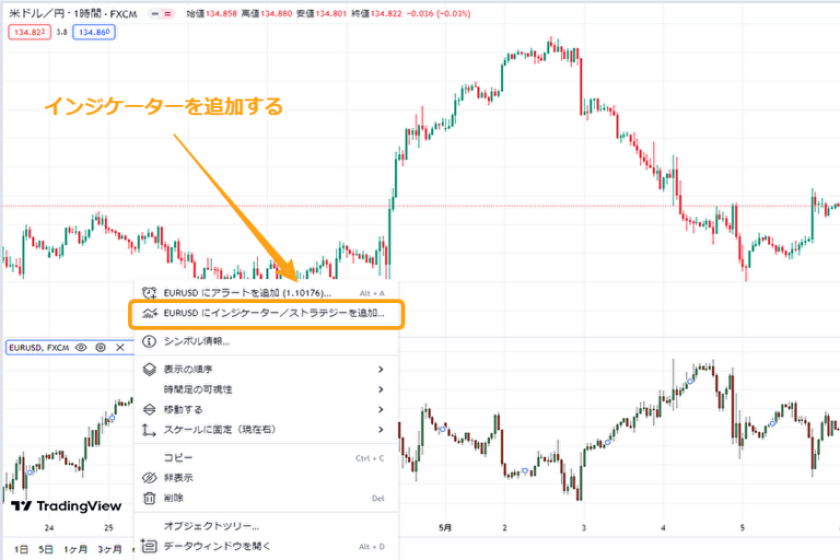 【Q&A】TradingViewのサブウィンドウにボリンジャーバンドを表示できますか？ | JinaCoin FX